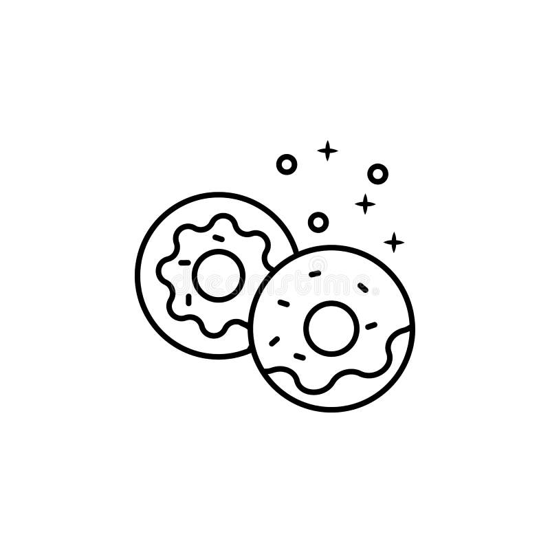 Cake Sweet Food Icon. Element of Menu Dishes Icon Stock Illustration ...