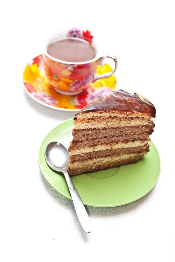 Tea and cake stock photo. Image of cake, chocolate, afternoon - 2361084