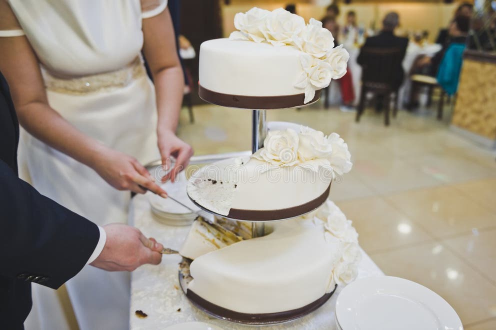 Cake with Three Separate Layers 8950. Stock Photo - Image of together ...