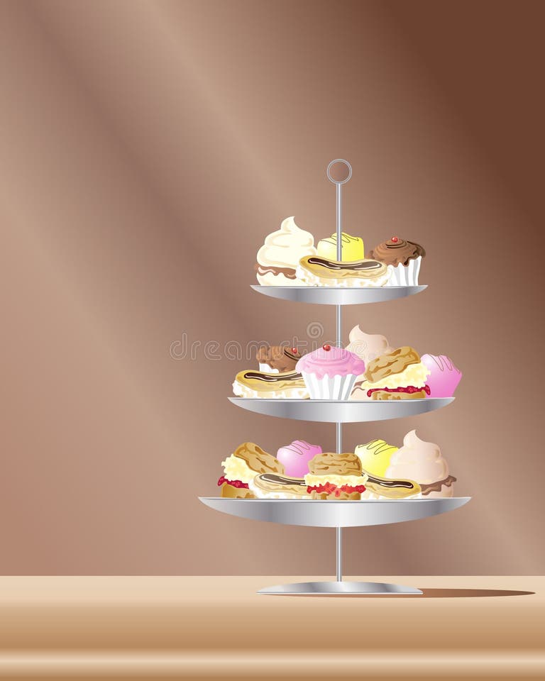 Cakes Dessert Display Stock Illustrations – 6,253 Cakes Dessert Display ...