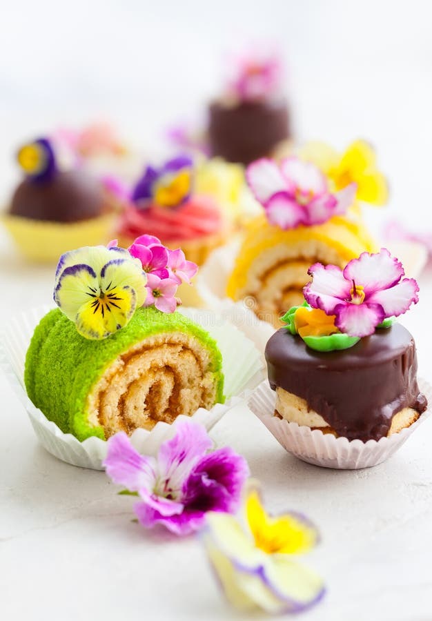 Cakes for afternoon tea stock photo. Image of gourmet - 53057558