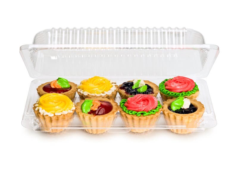 Sweets in plastic packing stock photo. Image of bakery - 103435036