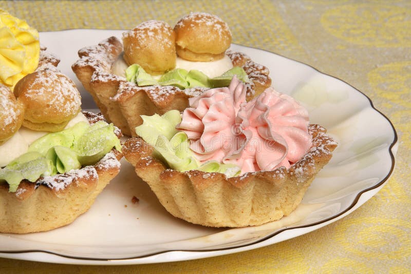 Cakes plate stock image. Image of cloth, dish, decor - 29332105