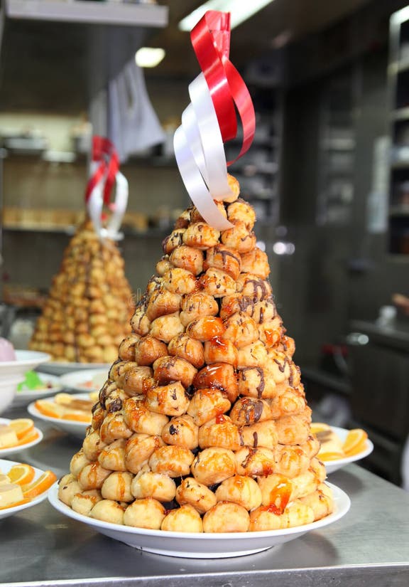 Cakes in pyramid shape stock photo. Image of cake, cookies - 12417130