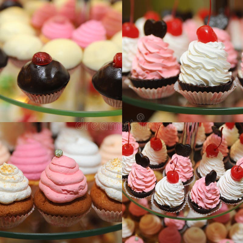 Cakes. stock photo. Image of assortment, cream, biscuit - 51896872