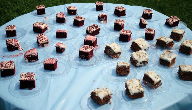 Cakes on the table stock photo. Image of cake, slices - 44579196