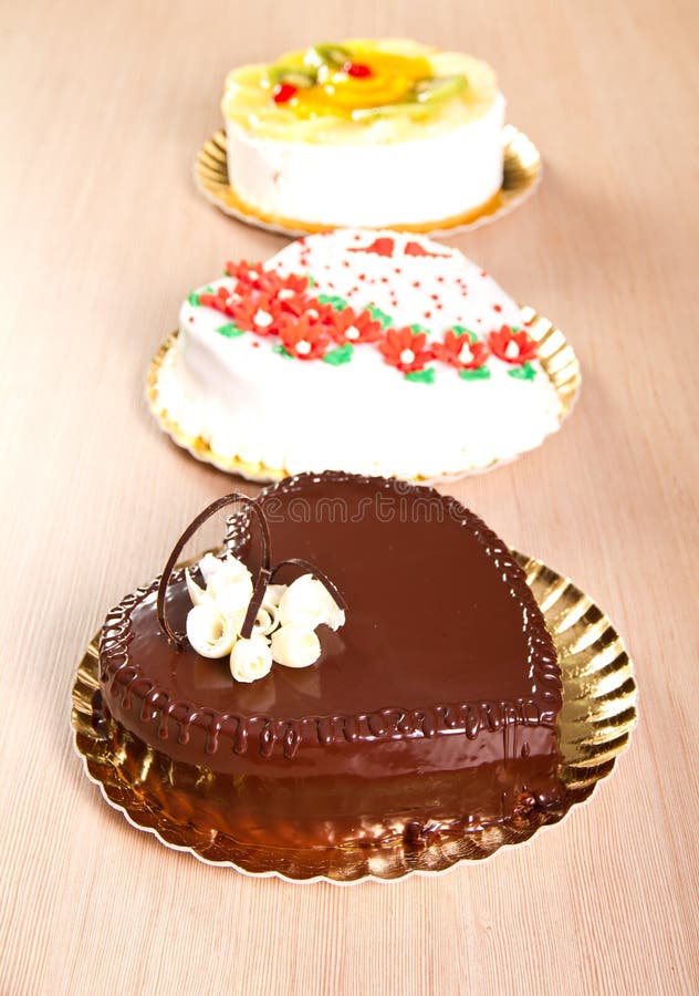 Cakes stock photo. Image of orange, confectionery, decorative - 36091176