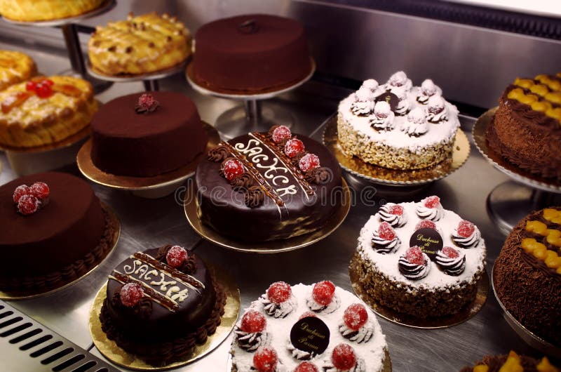 Cakes variety stock photo. Image of party, dessert, chocolate - 21684728