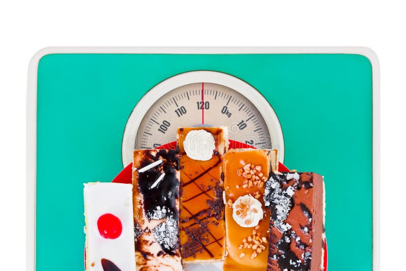 Cakes on weight scale stock photo. Image of healthy, help - 11350420