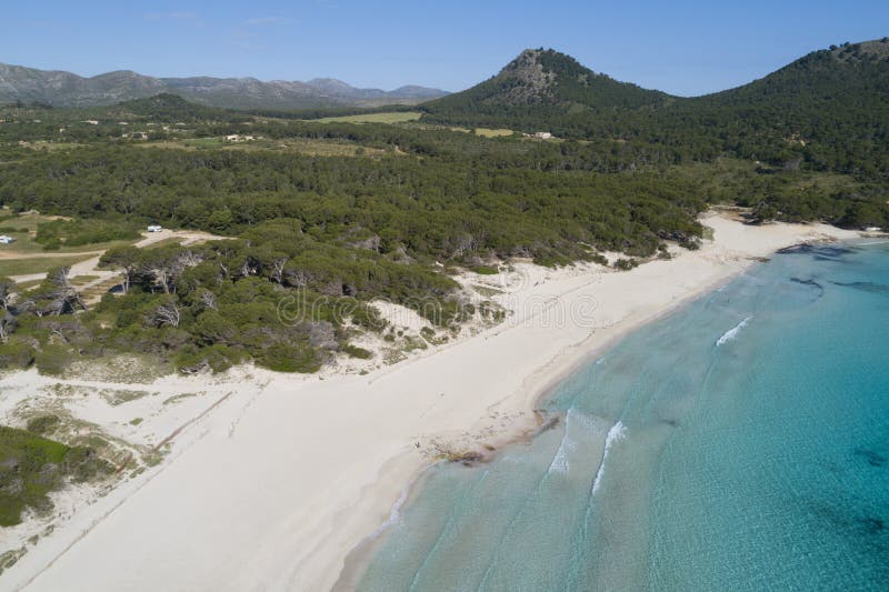 Beach of cala agulla stock image. Image of tourism, cala - 183653595