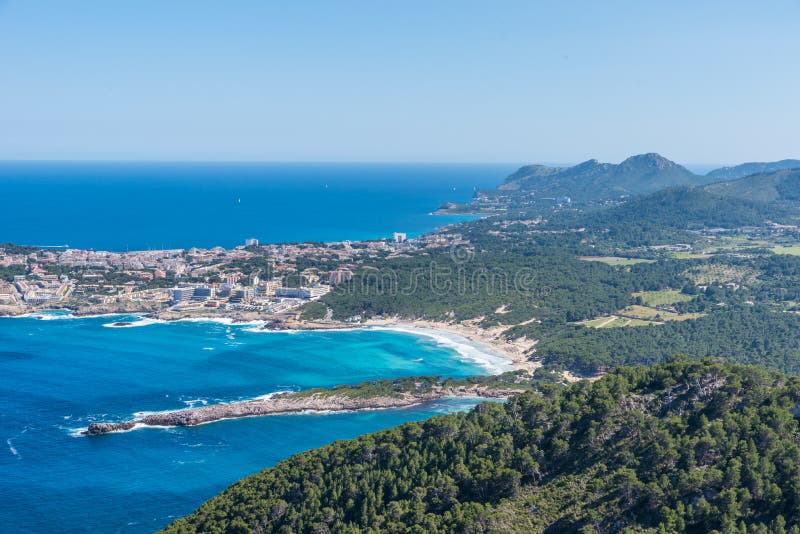 Cala Agulla and Beautiful Coast at Cala Ratjada of Mallorca, Spain ...
