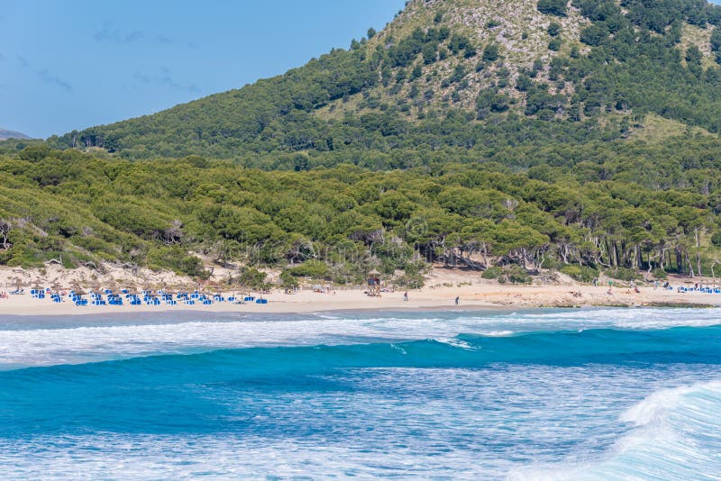 Cala Agulla on Mallorca, Spain Stock Image - Image of paradise, island ...