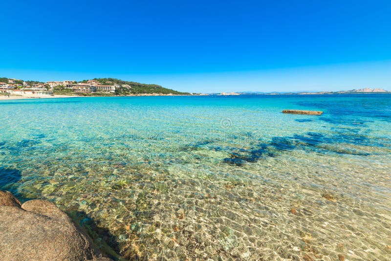 Cala Battistoni on a Clear Day Stock Image - Image of crystal, holiday ...