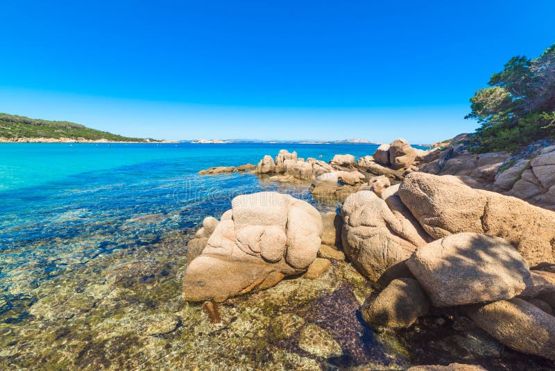 Cala Battistoni rocks stock photo. Image of luxury, bright - 72606552
