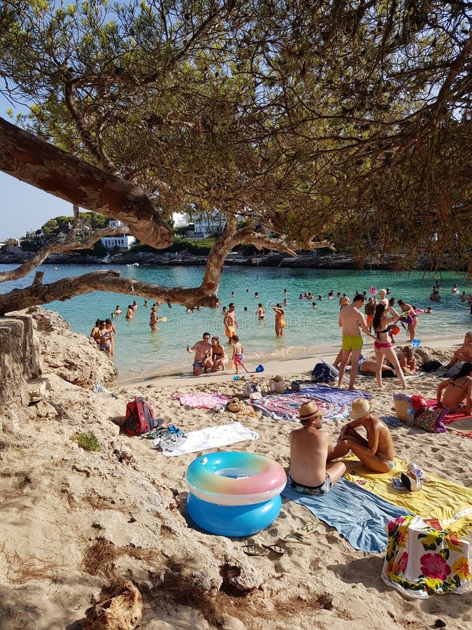 Cala Beach in Mallorca Spain Editorial Stock Image - Image of beach ...