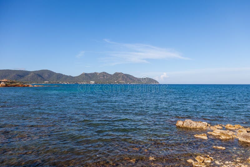 Cala Bona stock photo. Image of heat, majorca, nature - 40311116