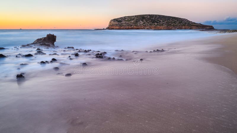 Cala Conta in Ibiza stock image. Image of european, ibiza - 177188477
