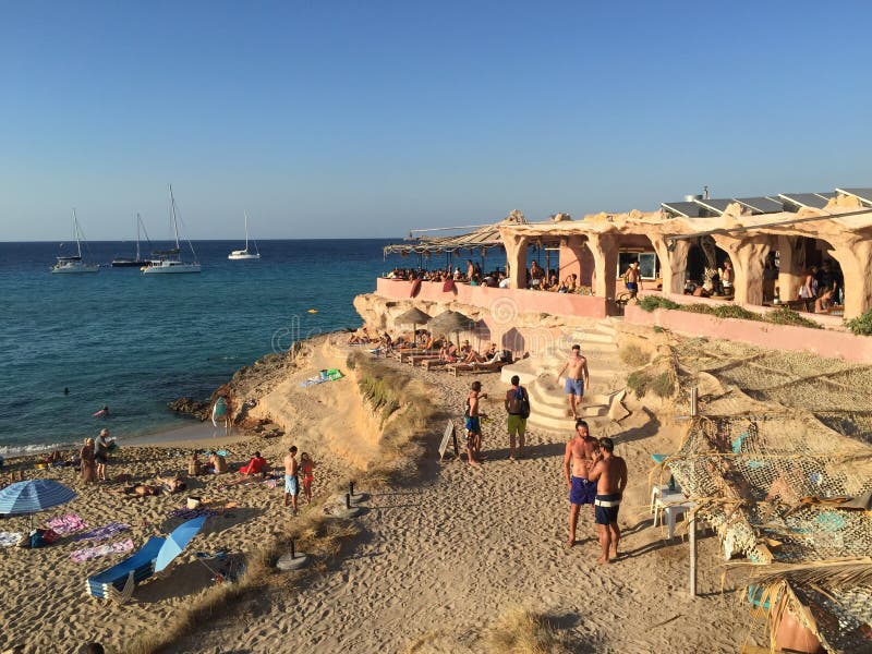 Cala Conta Ibiza editorial stock photo. Image of cala - 57453923