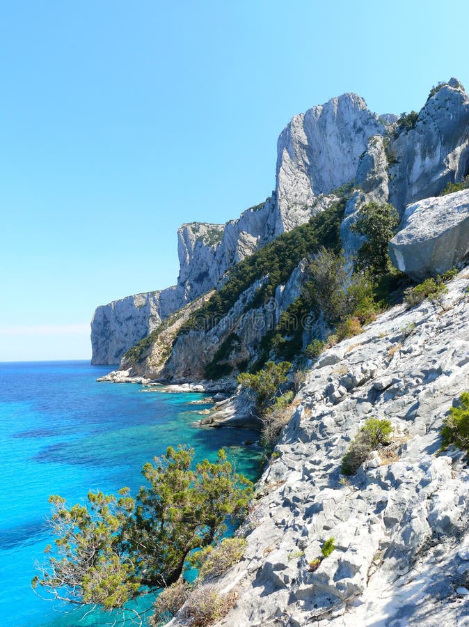 Stunning Summer View of Goloritze Bay, East Sardinia - Cliff ...