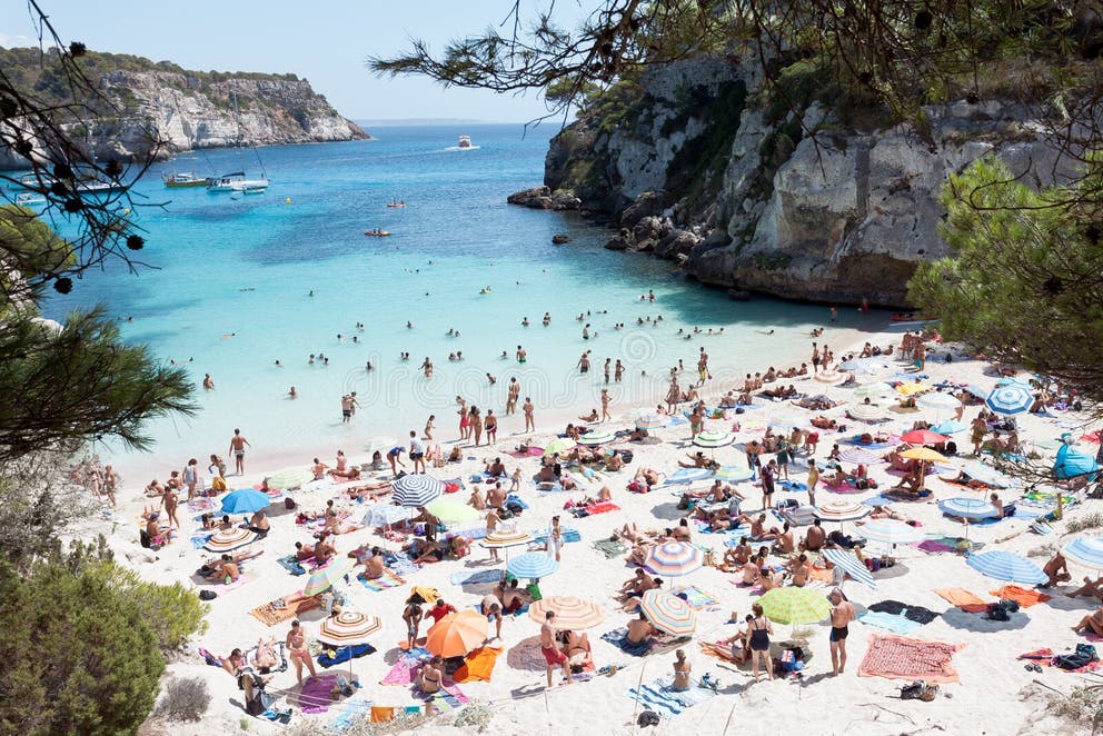 Cala Macarella editorial photo. Image of mediterranean - 26952646