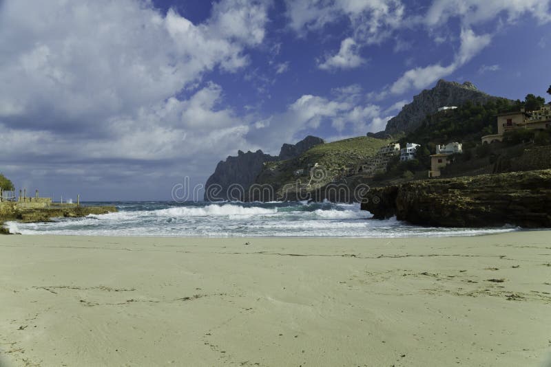 Cala Molins in Majorca Island Stock Image - Image of hills, ocean: 29032071