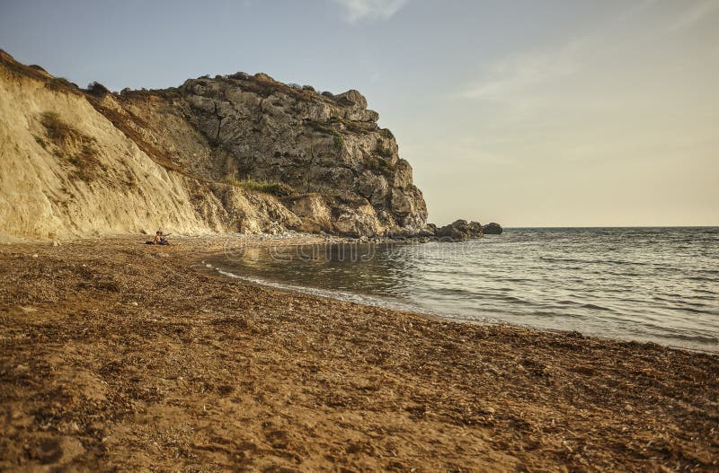 Cala Paradiso Beach Shoreline 3 Stock Photo - Image of scenic ...