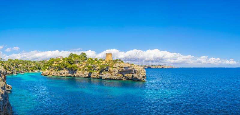 Cala Pi Bay at Mallorca, Spain Stock Image - Image of rocky, calas ...
