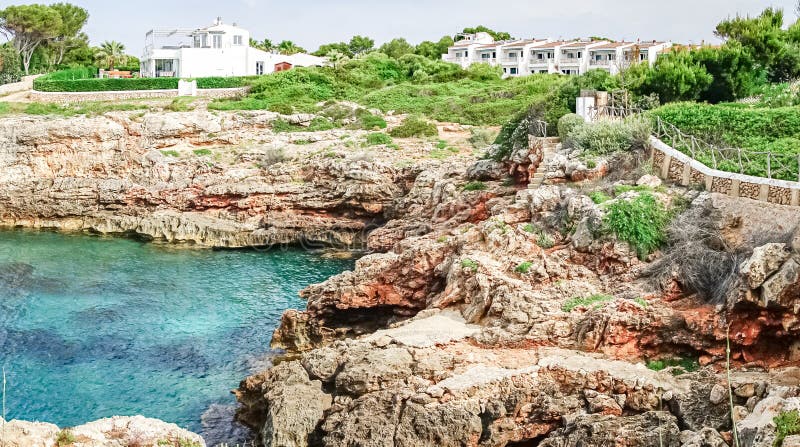 Cala Torre Del Ram, Island of Menorca. Spain Stock Image - Image of ...
