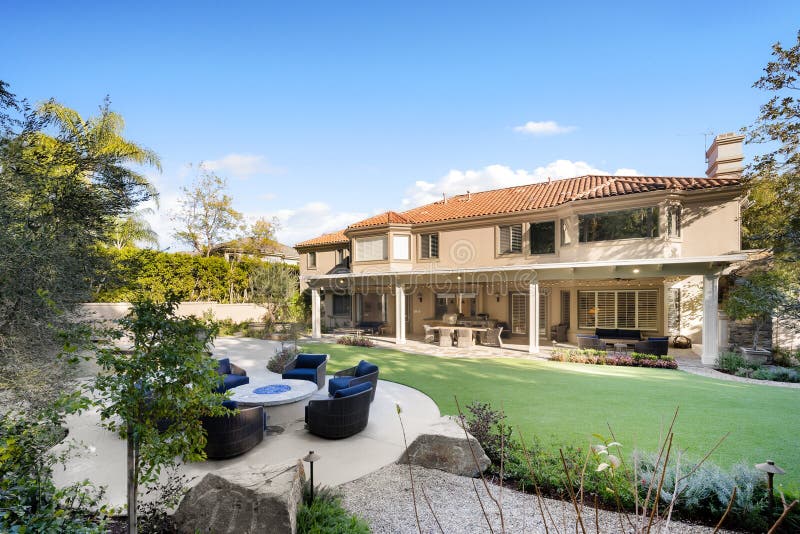 Calabasas Luxury Home stock photo. Image of botanical - 316459088