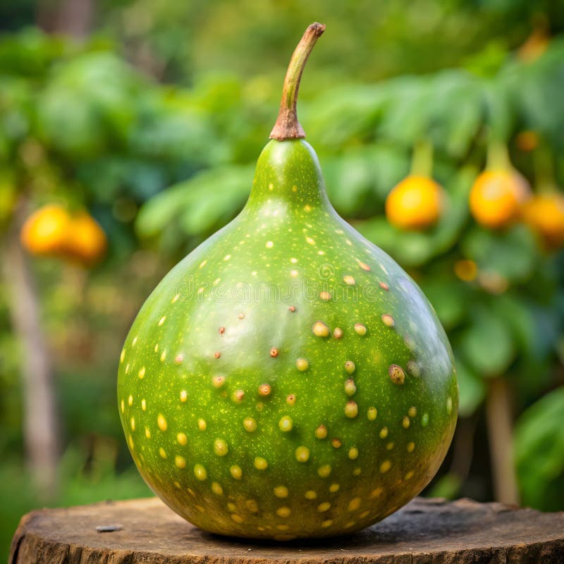 Calabash Fruit stock illustration. Illustration of fruit - 377344218