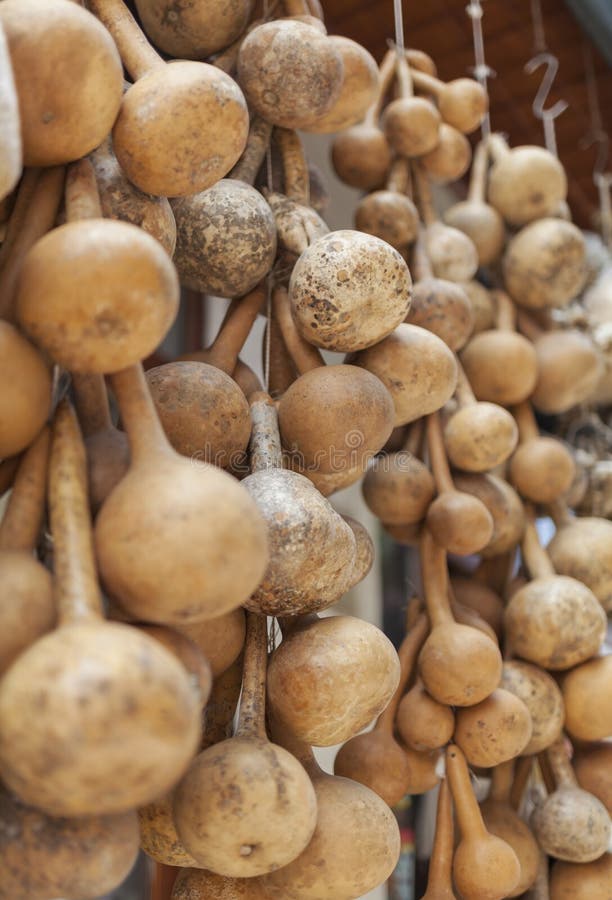 Calabash Ornaments at Bazaar Stock Image - Image of hook, indian: 42722151