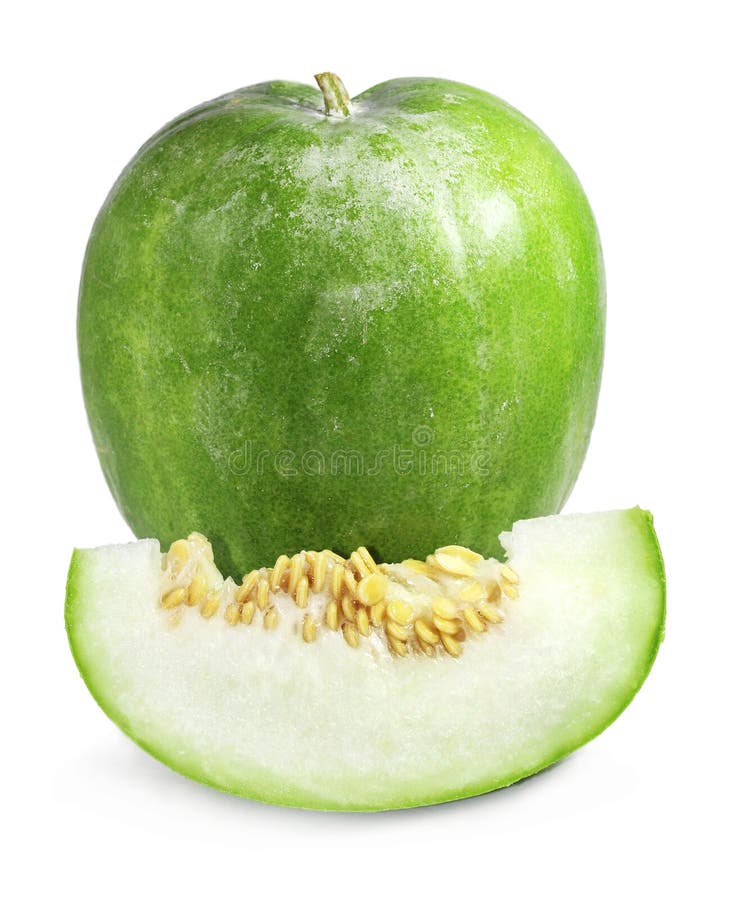 Calabaza Blanca Con La Rebanada Foto de archivo - Imagen de cosecha ...