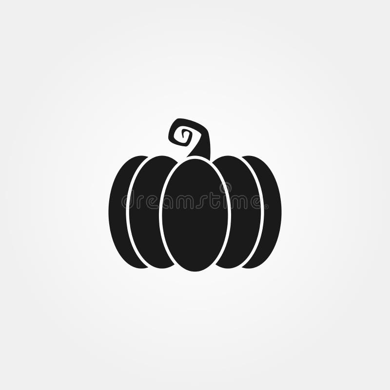 Calabaza Común Del Vector Del Icono El Helloween El Mal Imagen de ...