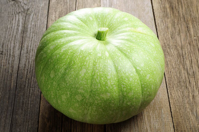 Calabaza verde fresca foto de archivo. Imagen de planta - 33001138