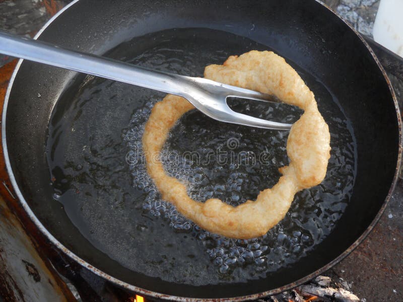 Calabrian Donuts - Fried Salt Donuts Stock Photo - Image of taste ...