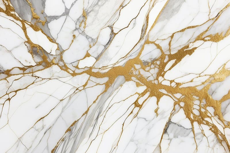 Calacatta Gold Marble Stone Texture Stock Illustration - Illustration ...