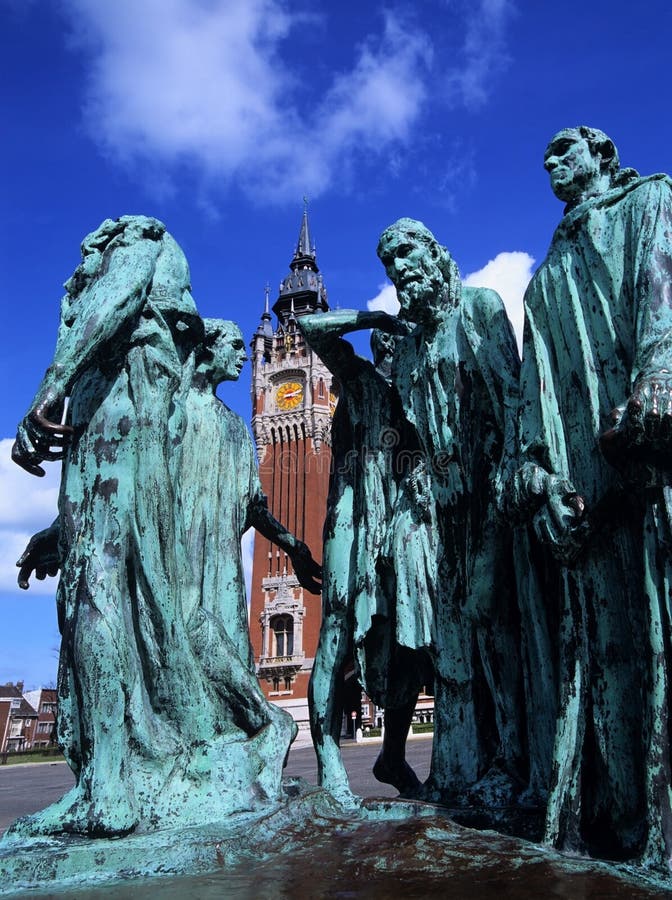 Calais stock photo. Image of france, picardy, clock, monument - 23850604