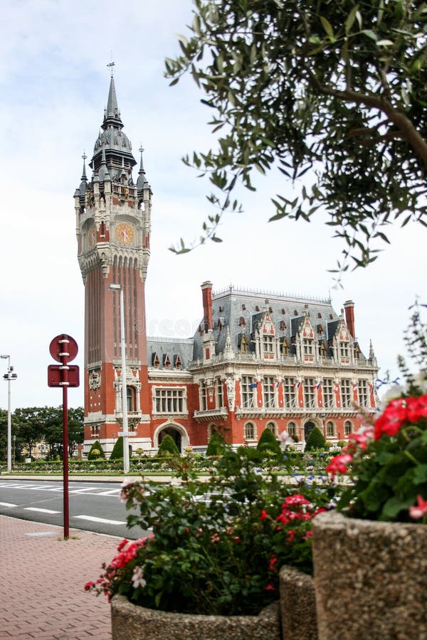 Calais Francia foto de archivo. Imagen de azul, ciudad - 94450352
