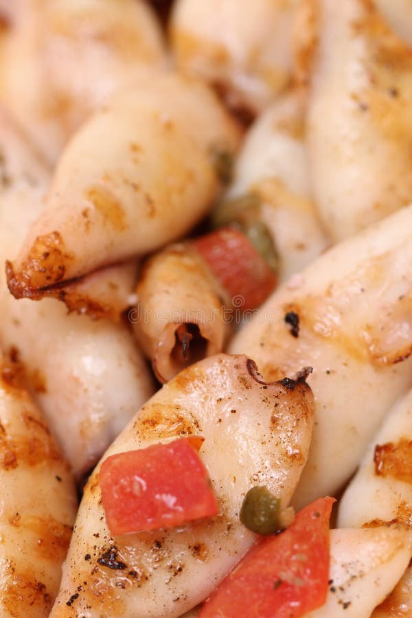 Calamari stock photo. Image of meal, fish, purple, snack - 24383270