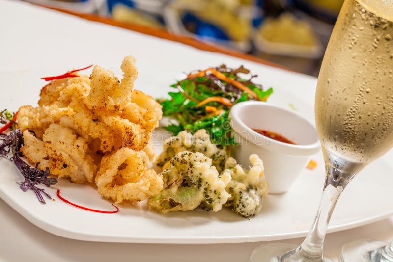 Calamari stock image. Image of seafood, calamari, food - 120443