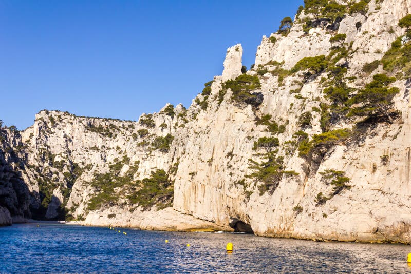 Calanques of Cassis, France Stock Image - Image of creek, marseille ...