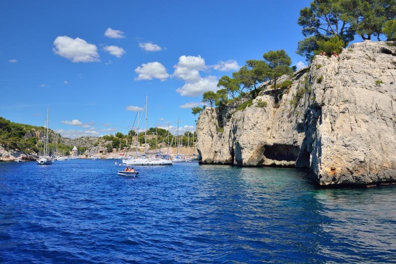 Calanques, Cassis, Frankreich Redaktionelles Stockfotografie - Bild von ...