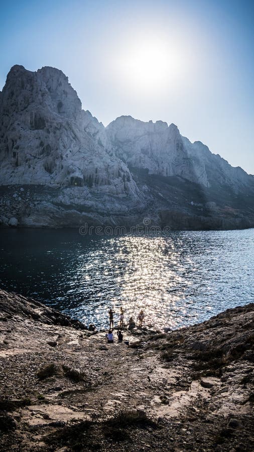 Calanques De Cassis Marsella En Verano Foto de archivo - Imagen de ...