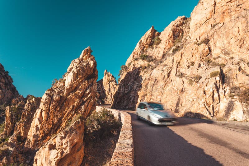 Calanques De Piana In Korsika, Frankreich Stockfoto - Bild von korsika ...