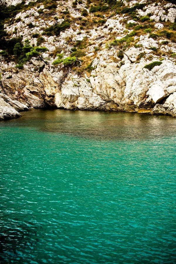 Calanques and Lagoon Near Marseille Stock Image - Image of calanques ...