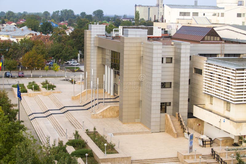 Aerial View of the Calarasi District Council Building Editorial Photo ...