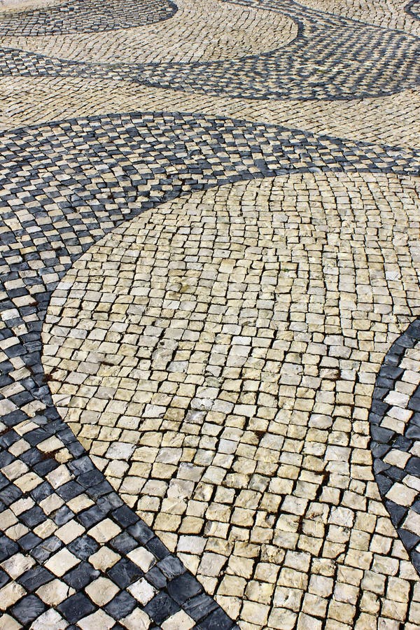 Calcada Portuguesa, Portuguese Pavement Stock Photo - Image of lisboa ...