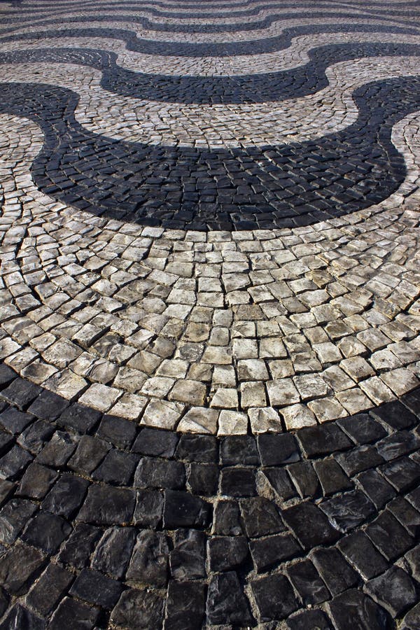 Calcada Portuguesa, Portuguese Pavement Stock Photo - Image of beige ...