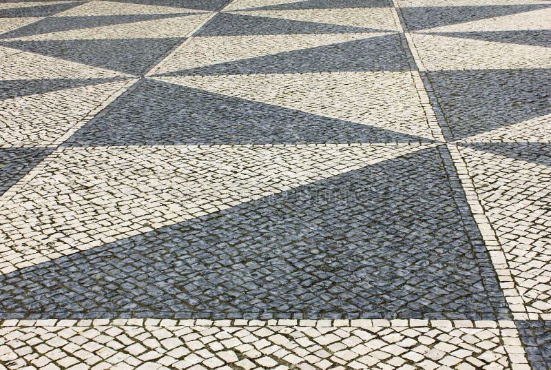Calcada Portuguesa, Portuguese Pavement Stock Photo - Image of ...
