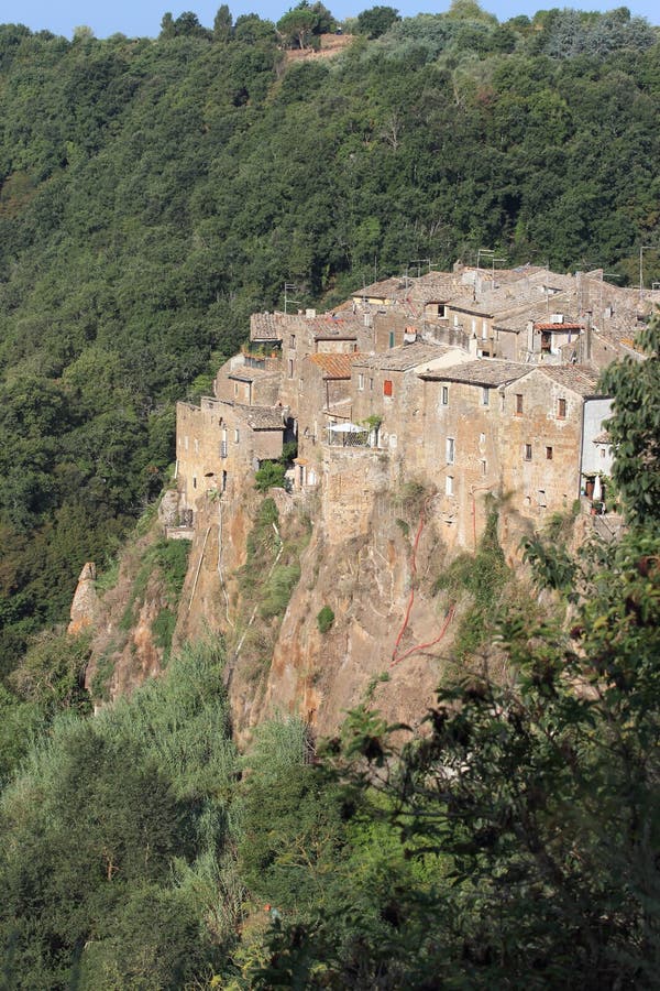Calcata ancient village stock image. Image of etruscan - 32924751